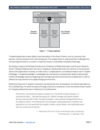 T-Shaped: The New Breed of IT Professional | PDF