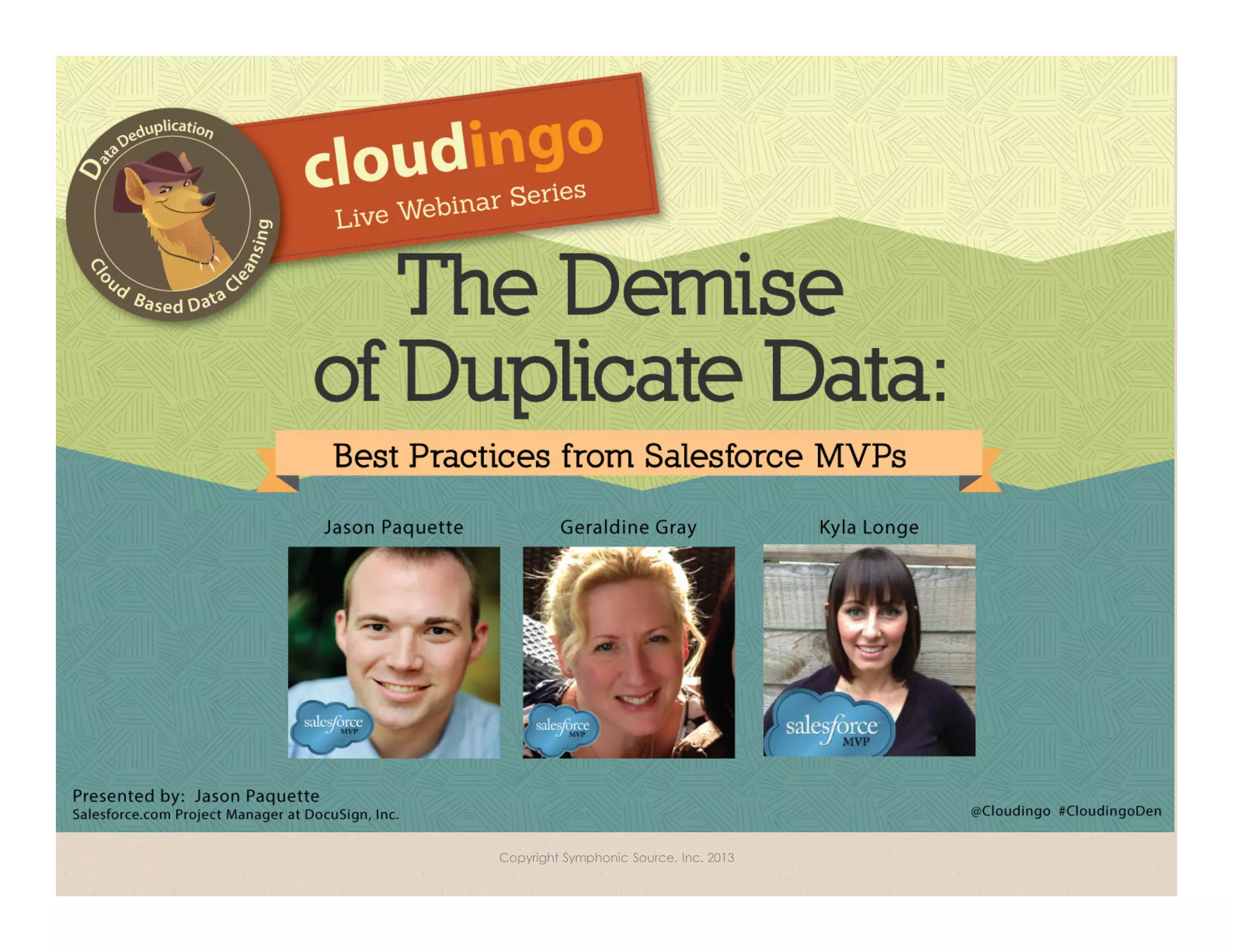 The Demise of Duplicate Data Webinar (Part 1) | PDF
