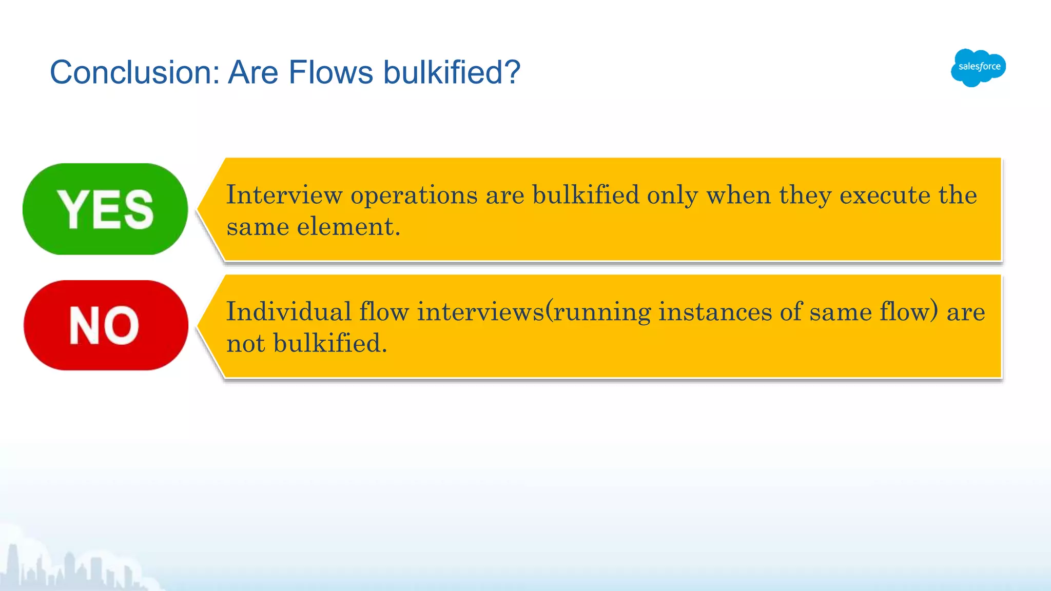 Demistifying flow bulkification | PPT
