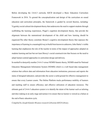 Demistifying number 2 6-6-3 vs nemis satanic theory by joseph kutialo ...