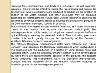 Demjanov rearrangement | PPTX | Chemistry | Science