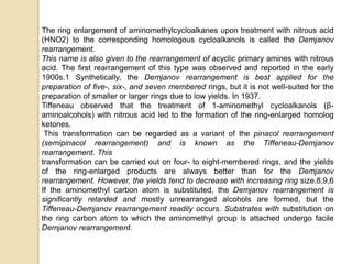 Demjanov rearrangement | PPTX