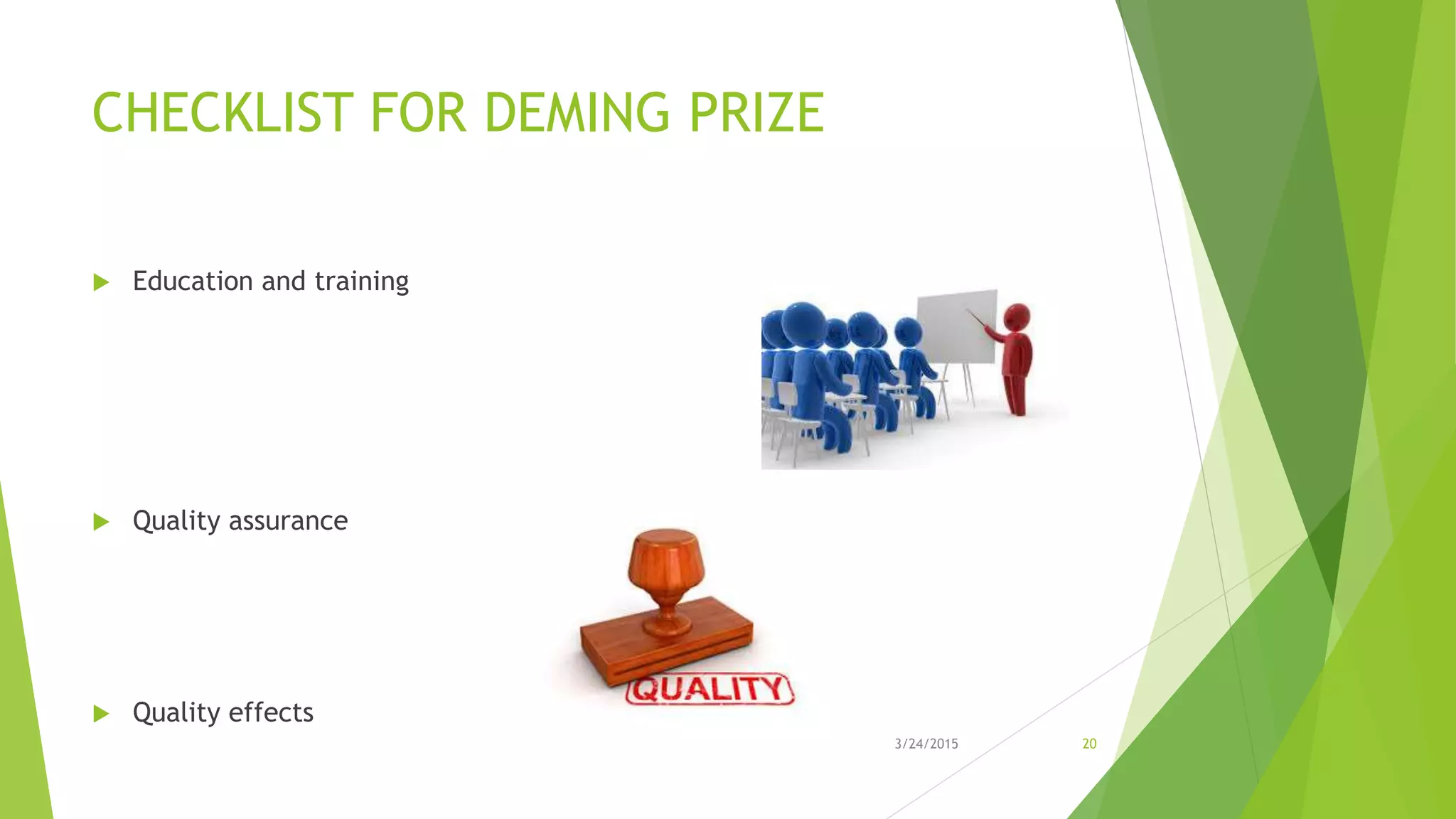 Demming prize | PPTX
