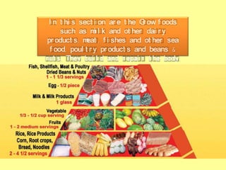 Go Grow Glow Foods Chart