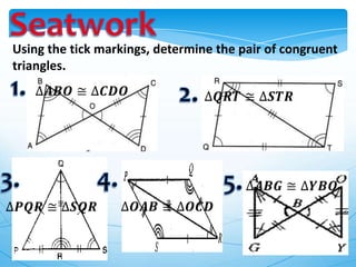 Congruent Triangles | PPTX