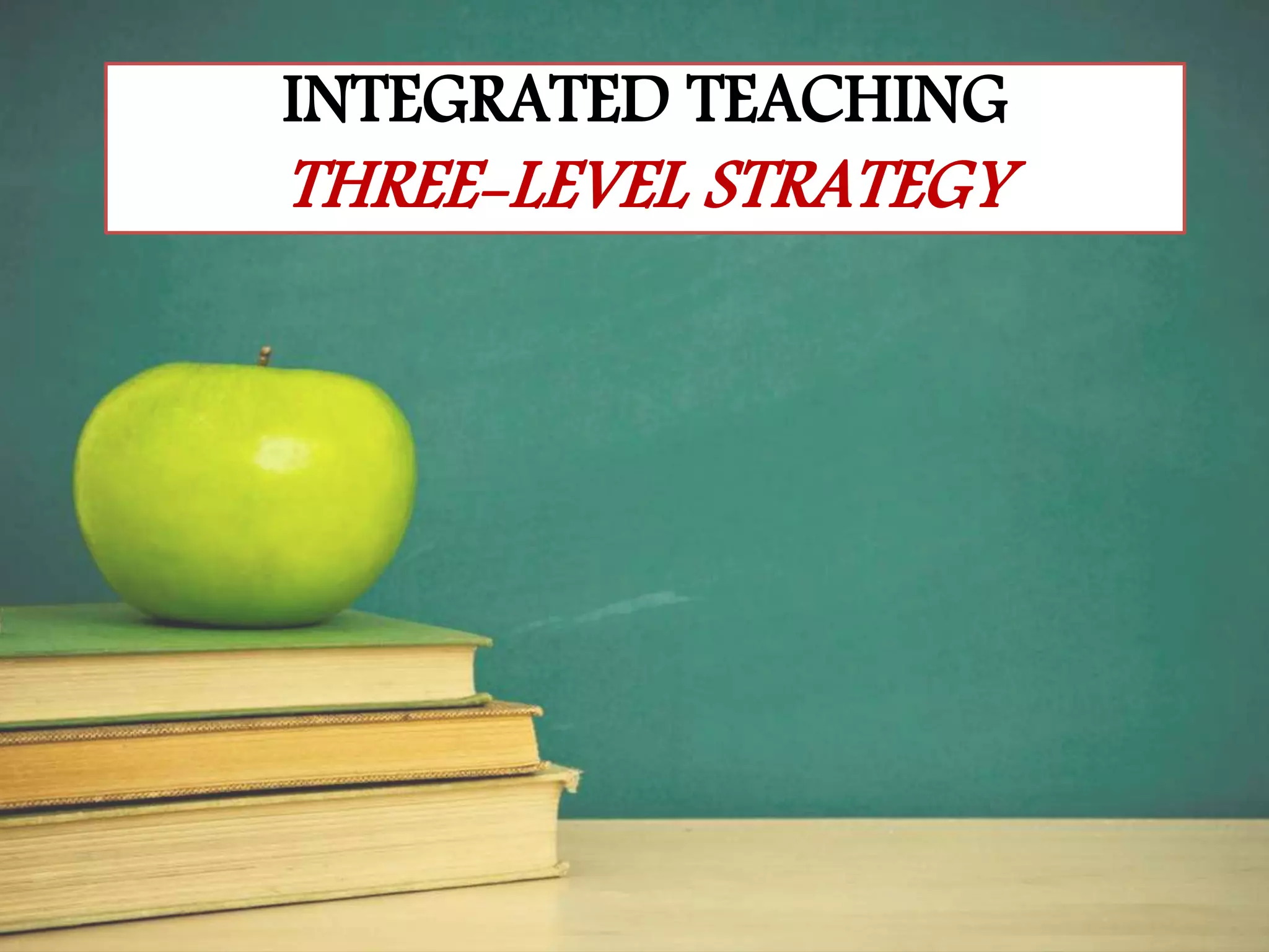 integrated teaching | PPT