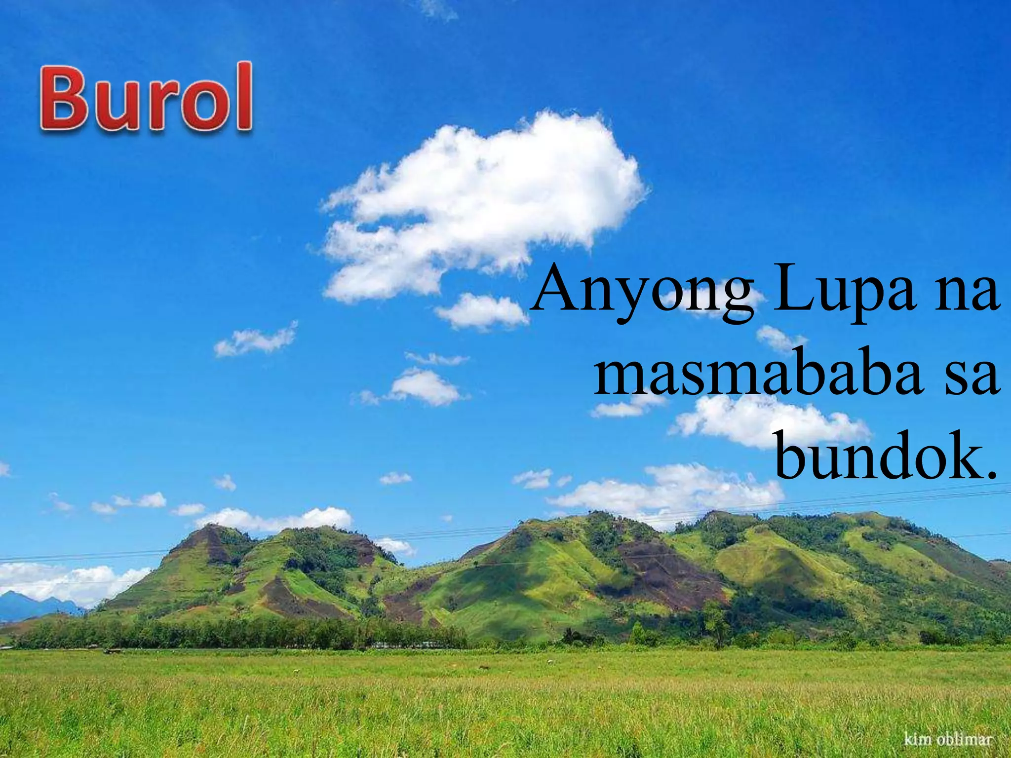 Anyong Lupa Lesson | PPTX