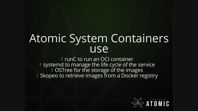 Atomic System Containers | PPT