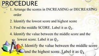 MEASURES OF POSITION | PPTX