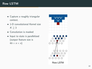 Pixel Recurrent Neural Networks | PPT