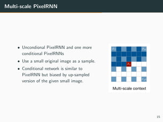 Pixel Recurrent Neural Networks | PPT