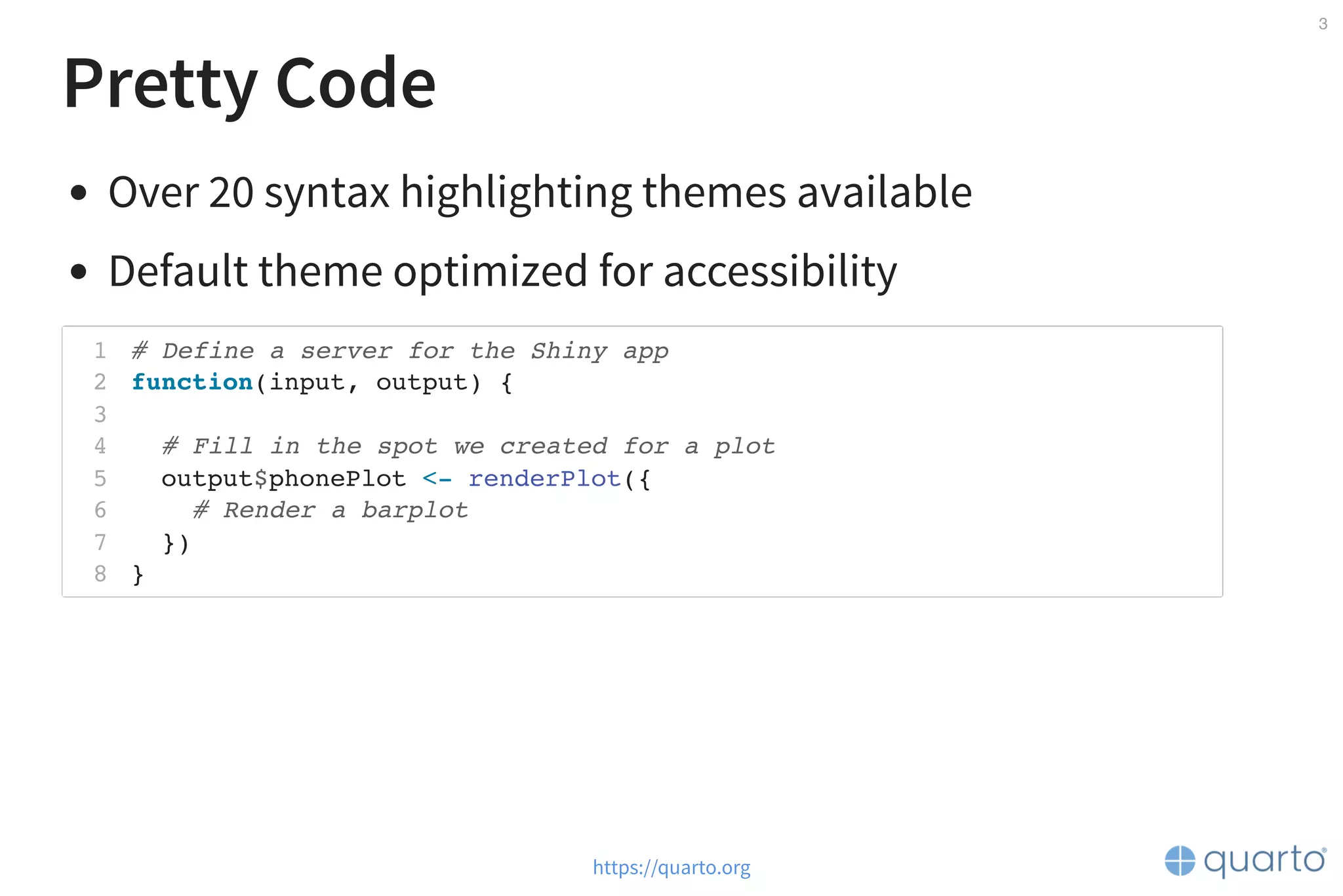 Quarto Presentations with Reveal.js