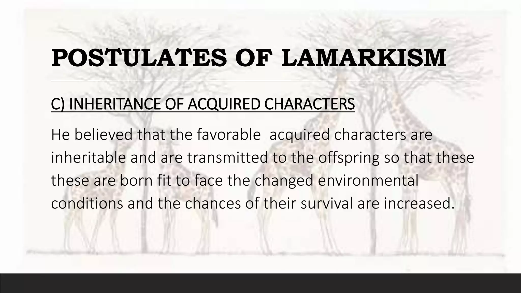 theories of evolution by Lamark and Darwin.pptx