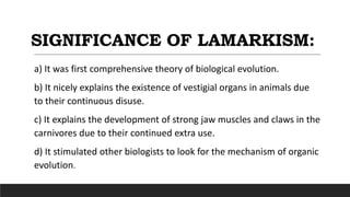 theories of evolution by Lamark and Darwin.pptx