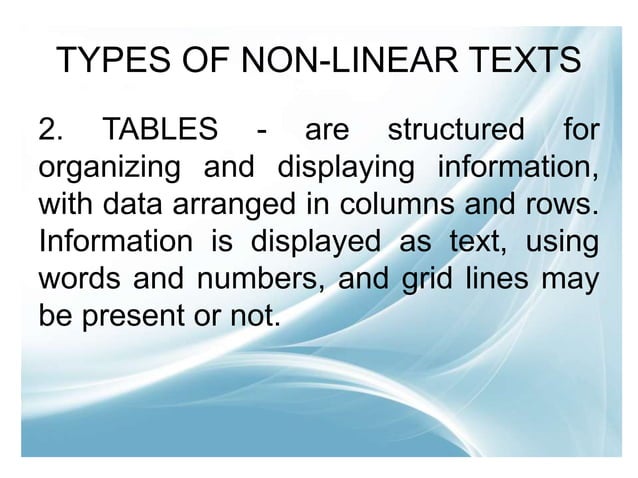 DEMO.Non-linear texts.FINAL.pptx | Books and Literature