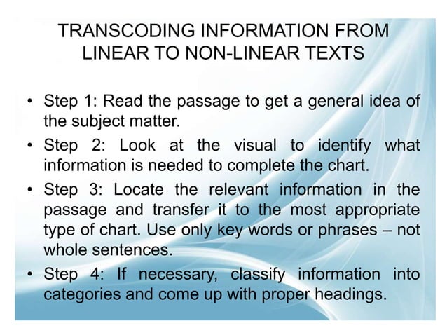 DEMO.Non-linear texts.FINAL.pptx | Books and Literature