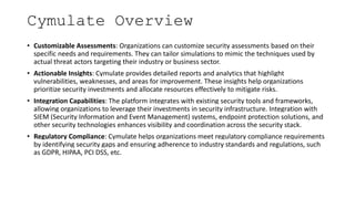 Cymulate (Breach and Attack Simulation). | PPTX