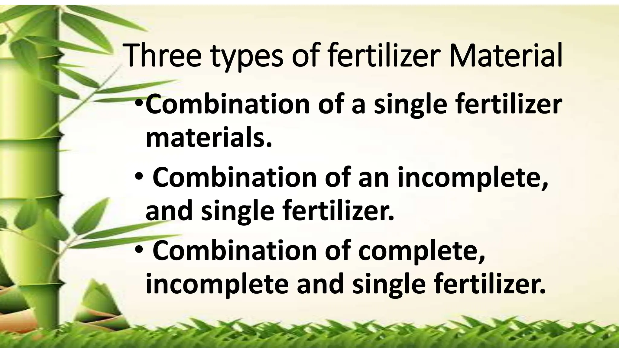 Fertilizer Calculation PowerPoint Presentation | PPTX