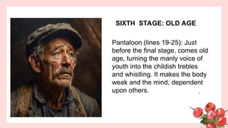 Power Point Presentation of The Seven Ages of Man by William ...