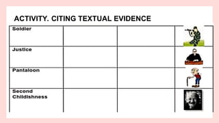 Power Point Presentation of The Seven Ages of Man by William ...