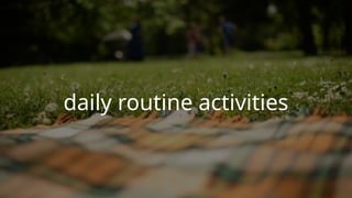 demo daily routine English as second language sl teaching | PPTX