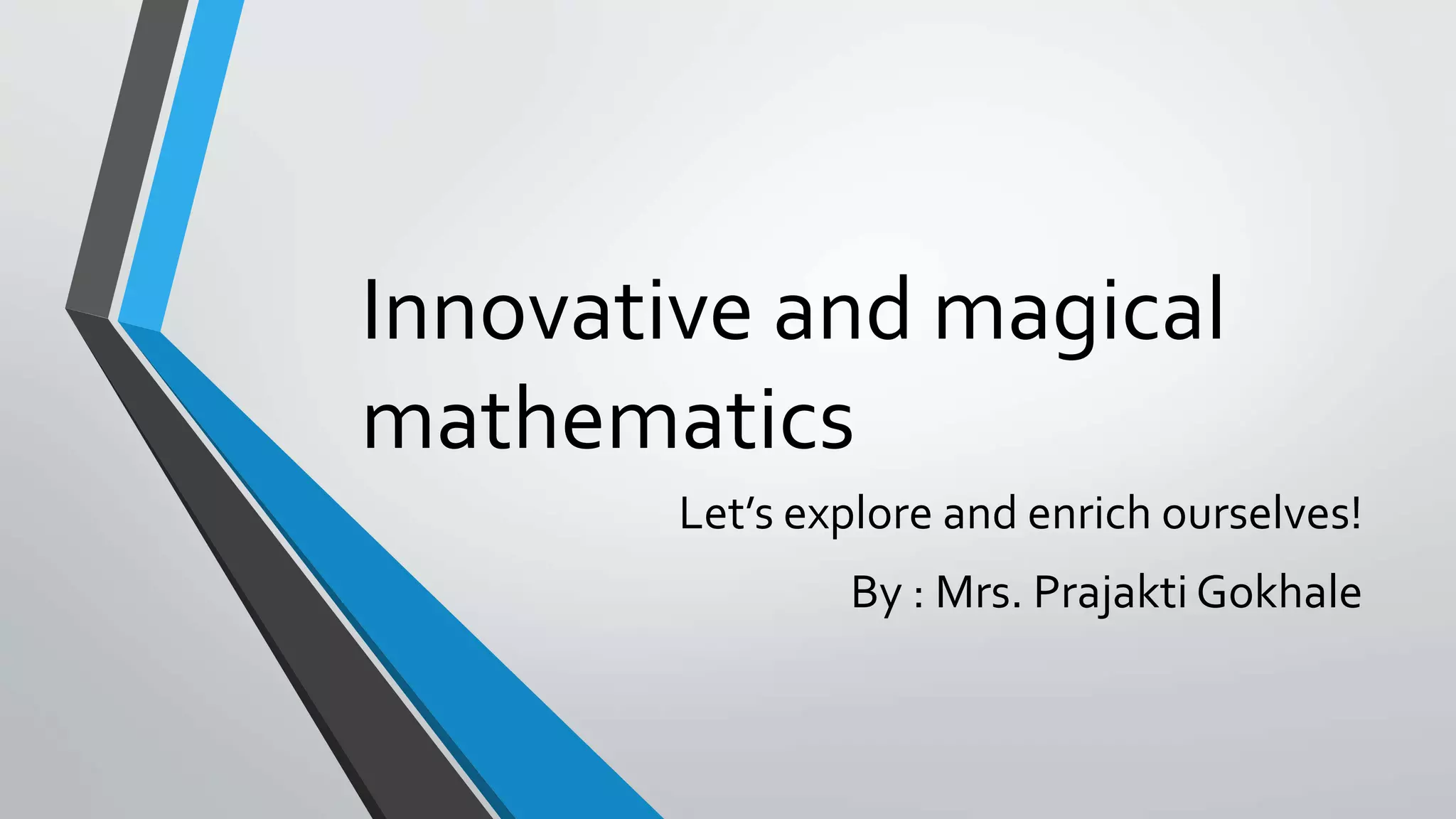 Demo innovative maths | PPTX