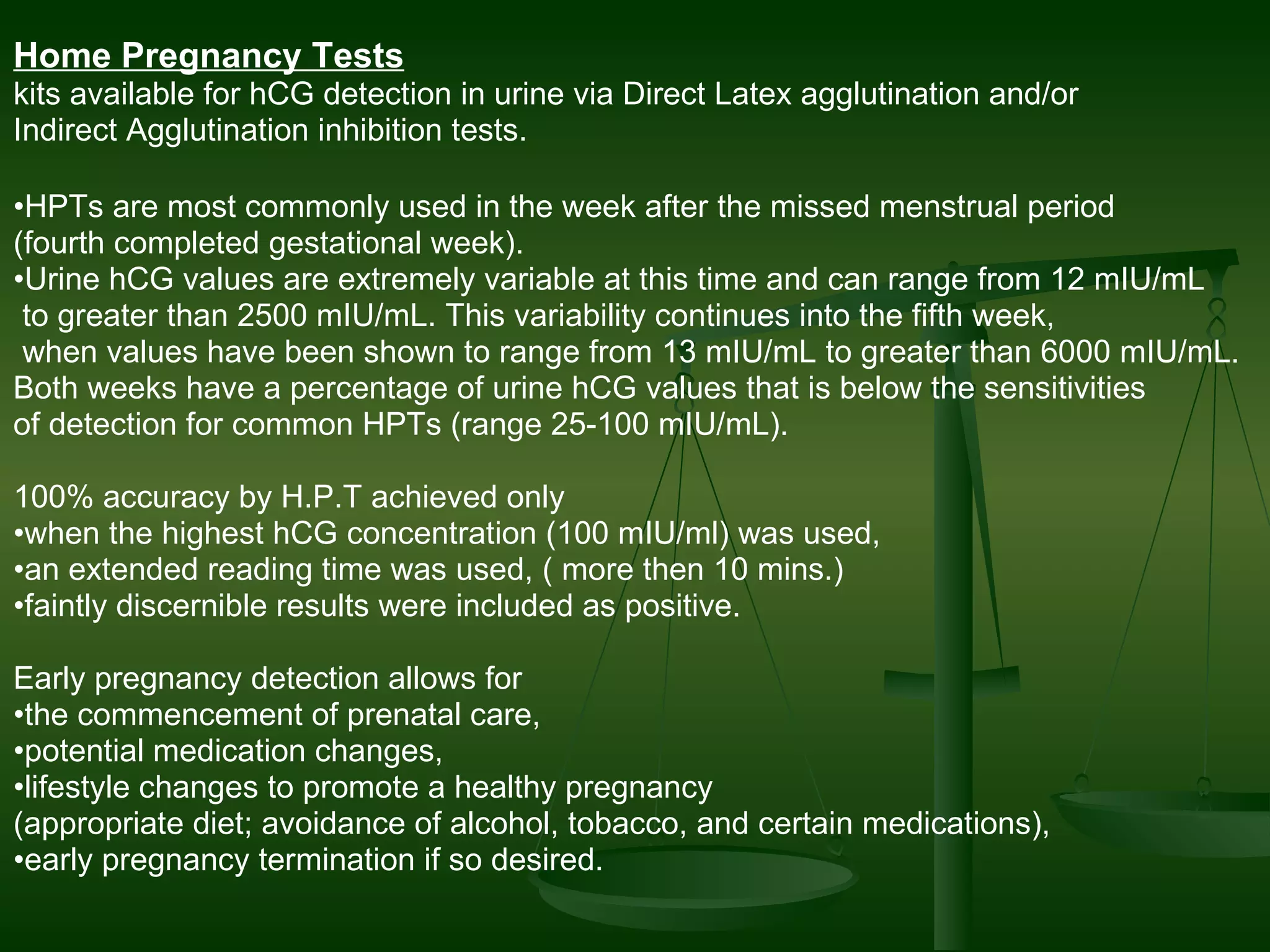 Early diagnosis of pregnancy | PPT | Pregnancy | Reproductive Health
