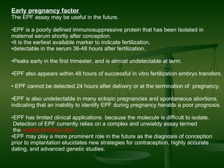 Early diagnosis of pregnancy | PPT | Pregnancy | Reproductive Health
