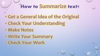 Demo paraphrasing/summarizing | PPTX