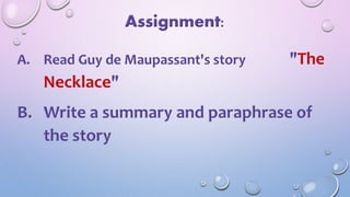 Demo paraphrasing/summarizing | PPTX