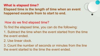 DEMO - PPT - ELAPSED TIME.pptx | Rail Travel | Travel Type