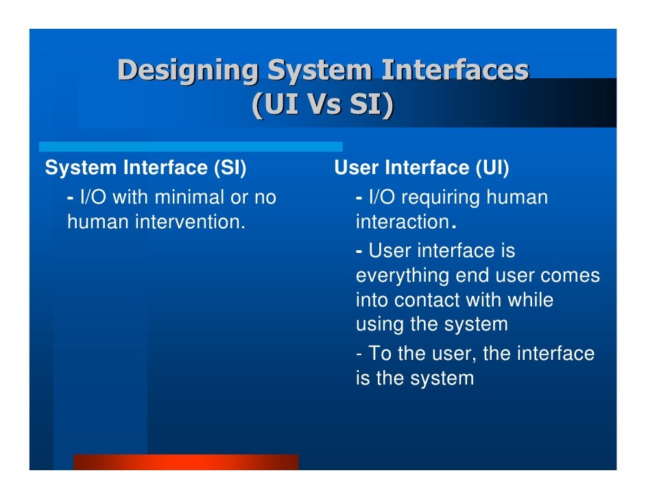 Chapter12 - Designing System Interfaces, Controls and Security(Demo P…