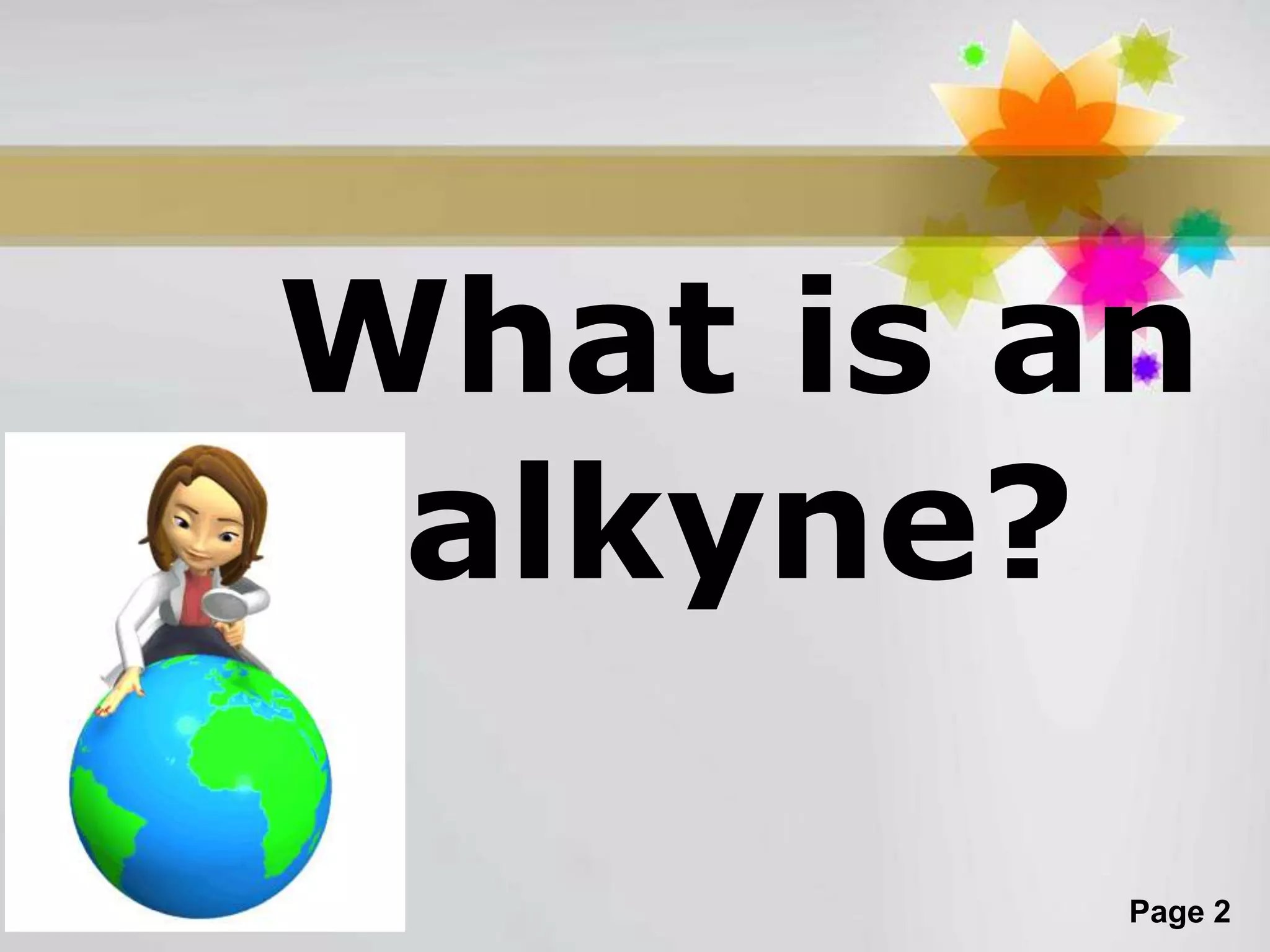 Demo presentation - alkynes | PPT