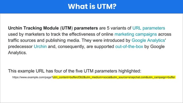 Demo - UTM Parameters.pptx | Web Development | Internet