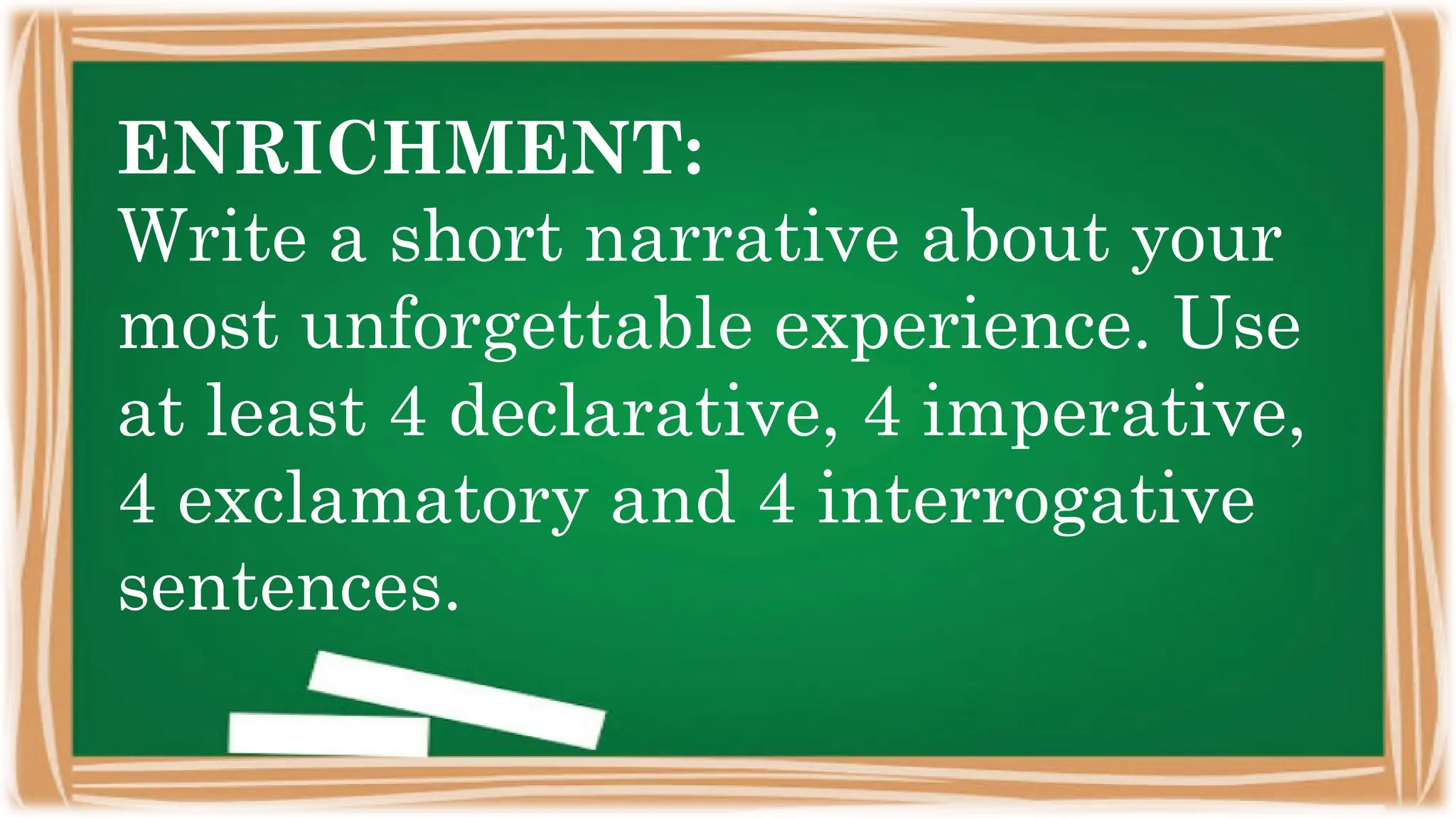 Types of sentence presentation in English | PPTX