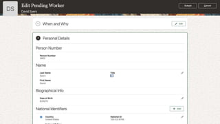 oracle Core HR Professional Experience | PPTX | Resume Writing and ...