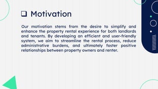 demo 1 major.pptxabout the property rental system | PPT