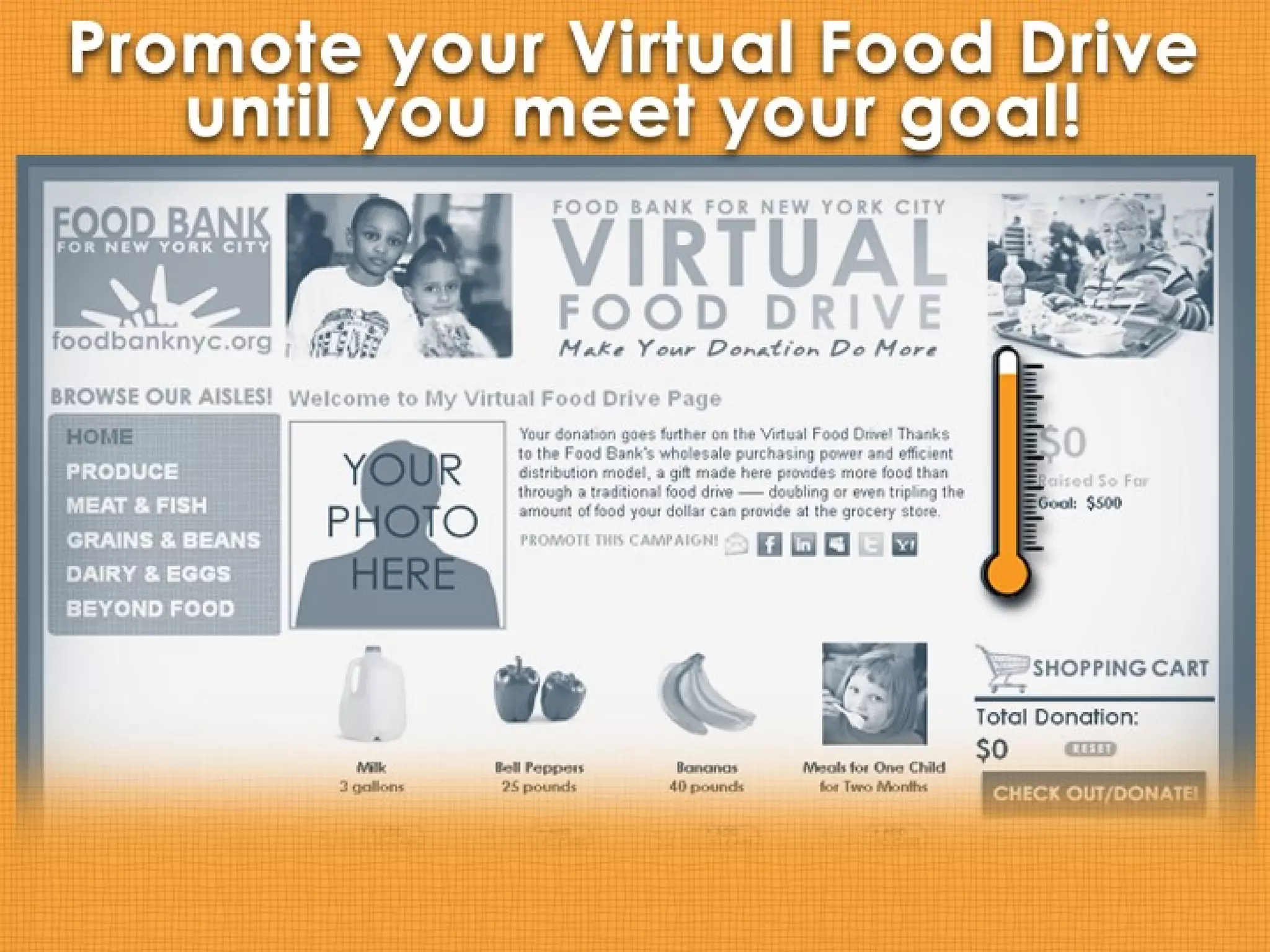 Create Your Own Virtual Food Drive! | PPT