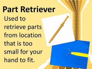 Use of tools in PC hardware servicing | PPTX