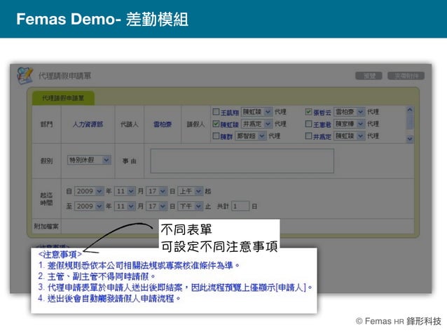 鋒形科技 Femas HR 雲端人力資源系統Demo | PDF | Computing | Technology & Computing