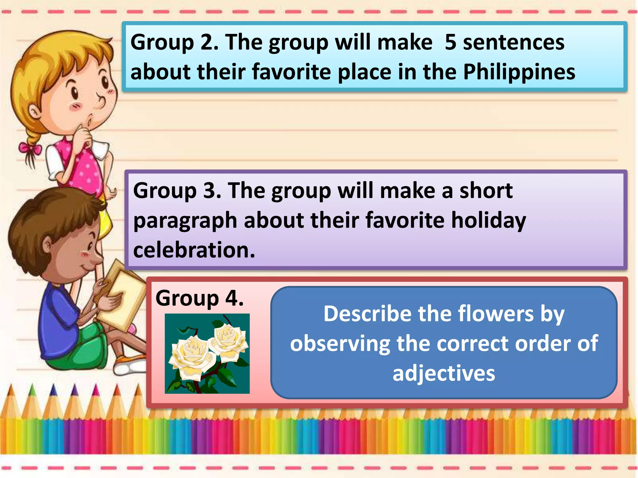 Order of Adjectives | PPTX