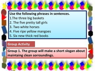 Order of Adjectives | PPT