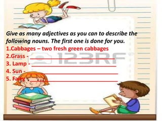 Order of Adjectives | PPTX