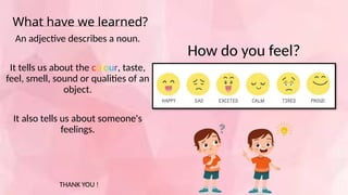 Demo adjective lesson plan english grade | PPT
