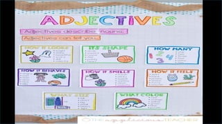 Demo adjective lesson plan english grade | PPTX