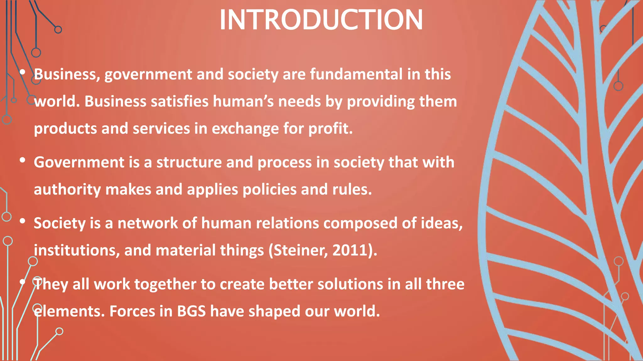 Business government and society | PPTX