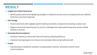 Health care analysis using sentimental analysis | PPTX