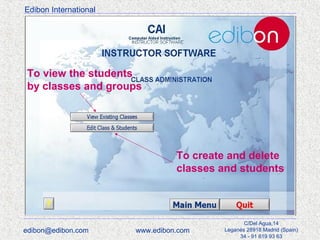 CAI: COMPUTER AIDED INSTRUCTION // CAL: COMPUTER AIDED LEARNING ...