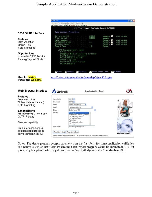 Interface Modernization - CGI Example | PDF | Computer Software and Applications | Computing