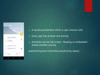 Demo class on android development | PPT